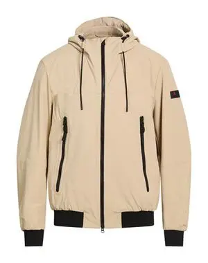Peuterey PEUTEREY Jacket With Knitted Trims Beige