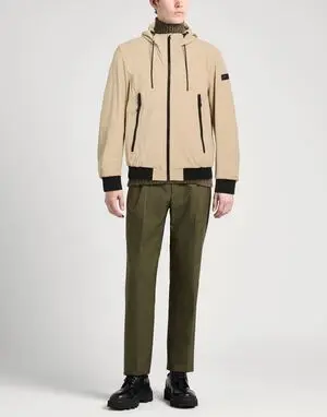 Peuterey Jacket With Logo - Beige