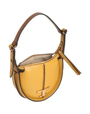 TOD'S Leather Hobo Bag - Yellow