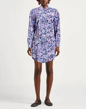 Guess Floral Print Viscose Shirt Dress