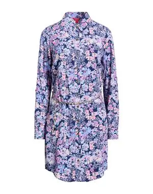 Guess Floral Print Viscose Shirt Dress