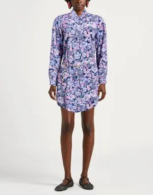 Guess Floral Print Viscose Shirt Dress
