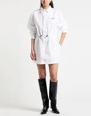 Dsquared2 Mini Cotton Shirt Dress - White