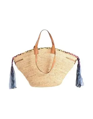 Isabel Marant Étoile Raffia Tote With Leather Trims
