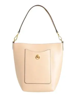 GIANNI CHIARINI Leather Bucket Bag With Detachable Top Handle