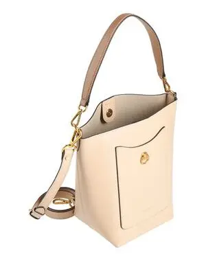 GIANNI CHIARINI Leather Bucket Bag With Detachable Top Handle