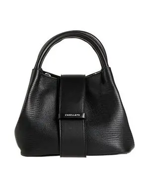 ZANELLATO Lizard-print Leather Handbag