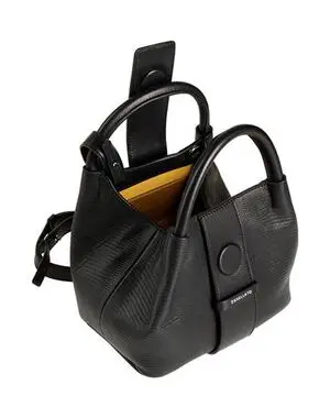ZANELLATO Lizard-print Leather Handbag