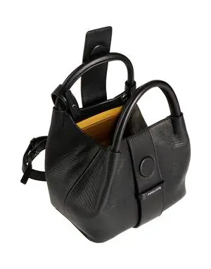 ZANELLATO Lizard-print Leather Handbag
