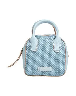 GIANNI CHIARINI Leather Bowler Bag Blue
