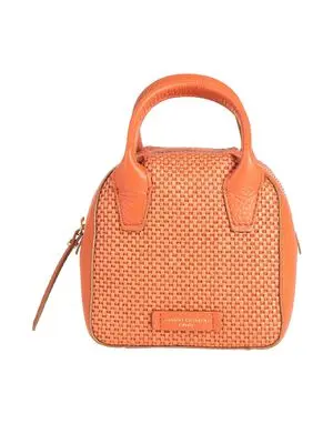 GIANNI CHIARINI Leather Bowler Bag - Orange