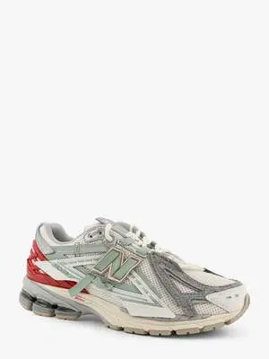 NEW BALANCE U19065 Mesh Sneakers With Multicolor Inserts - Grey