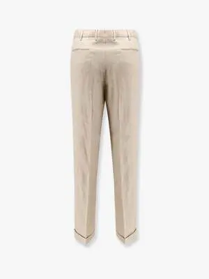 NUGNES 1920 Clarkfu Linen Tailored Trousers