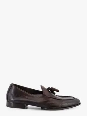 DOUCAL'S Daino Leather Tassel Loafers