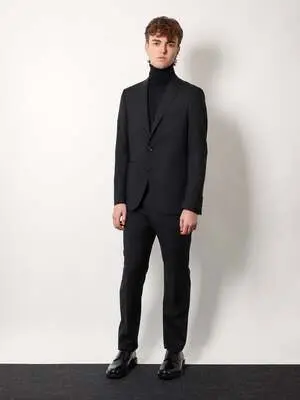 Tagliatore Virgin Wool Suit - Black