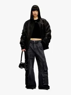 DIESEL® Crossbody Bag Patent Fabric - Black