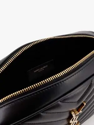Saint Laurent Quilted Leather Camera Shoulder Bag
