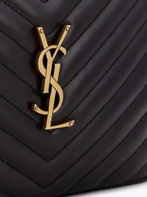 Saint Laurent Quilted Leather Camera Shoulder Bag