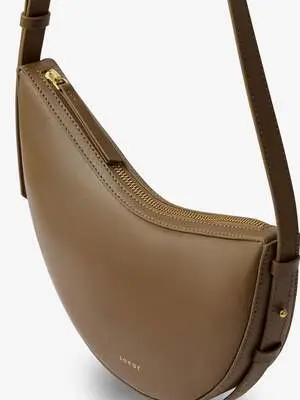Soeur Wino Mini Leather Shoulder Bag - Brown