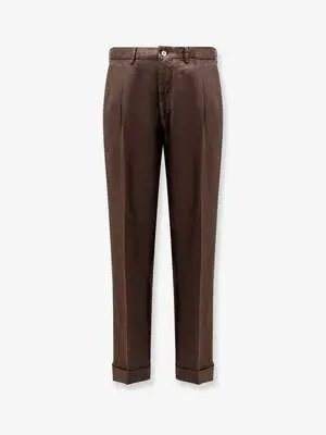 NUGNES 1920 Clarkfu Linen Trousers
