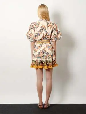 Farm Rio Cotton And Viscose Dress