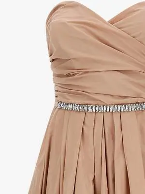 Pinko Dattero Taffeta Dress - Pink