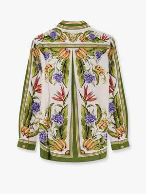 Farm Rio Tropical Print Button-down Shirt