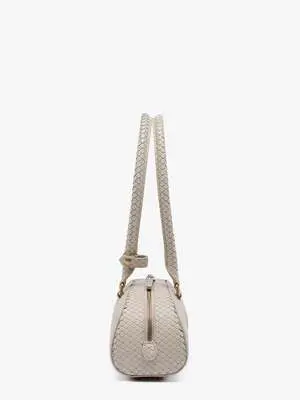 DIESEL® 1dr Python-effect Leather Shoulder Bag - Beige