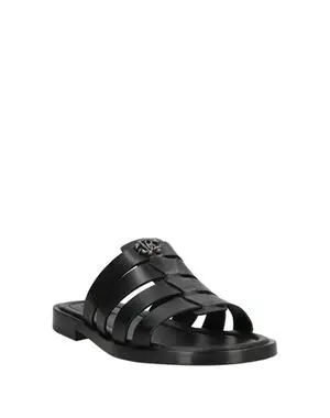 Roberto Cavalli Calfskin Sandals - Black