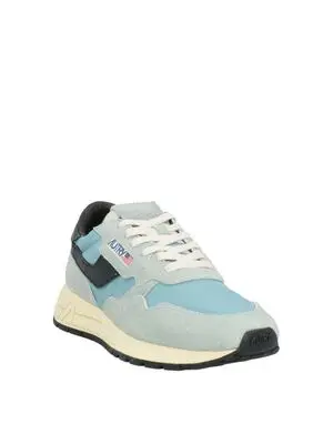AUTRY Sky Leather And Nylon Sneakers - Blue