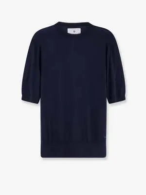 SEVEN GAUGE Lyocell Sweater - Blue