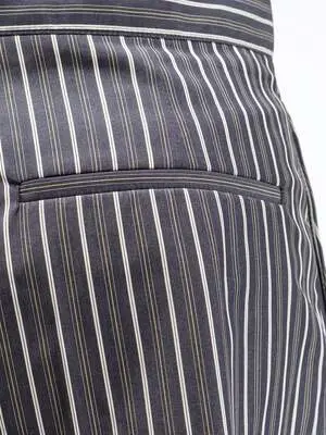 Soeur Striped Cotton Bermuda Shorts
