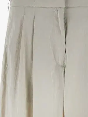 THE ROW Iven Wide Leg Trousers - Grey