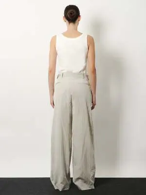 THE ROW Iven Wide Leg Trousers - Grey