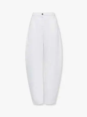 Alaïa Curved Denim - White