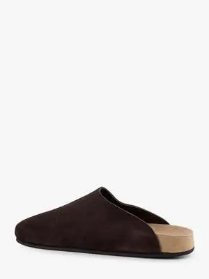 THE ROW Hudson Two Suede Slides