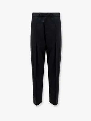 SEVEN GAUGE Wool Trousers - Black