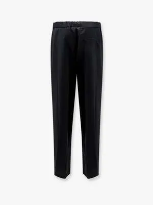SEVEN GAUGE Wool Trousers - Black