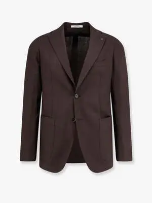 Tagliatore Virgin Wool Blazer - Brown