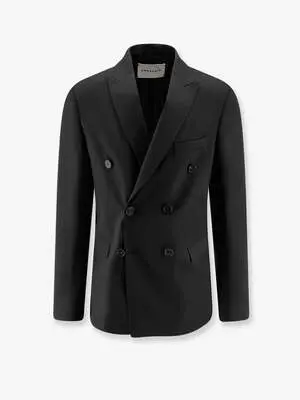 AMARANTO Virgin Wool Blend Blazer