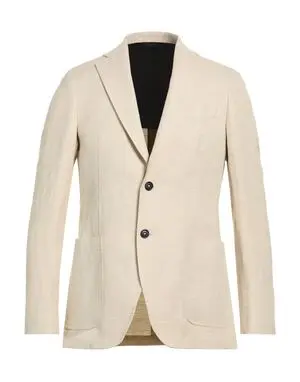 TOMBOLINI Blazer Size Linen, Cotton - Beige