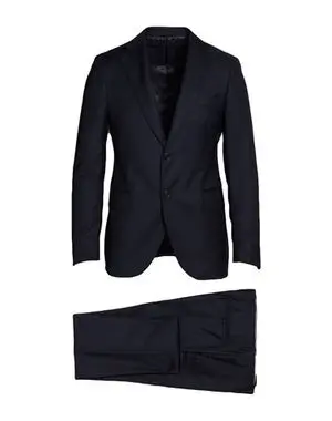 TOMBOLINI Suit Size Virgin Wool - Blue