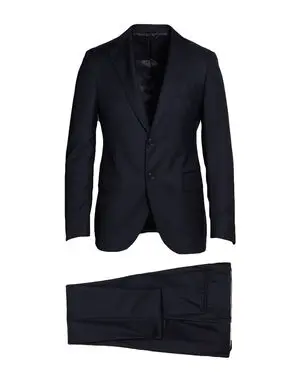 TOMBOLINI Suit Size Virgin Wool - Blue