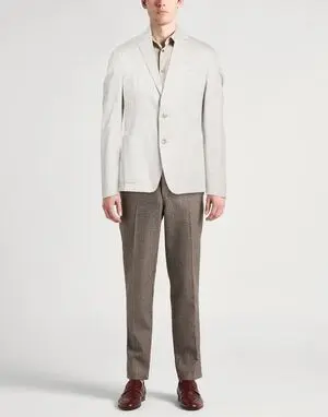 HACKETT Single-breasted Blazer - Light Grey
