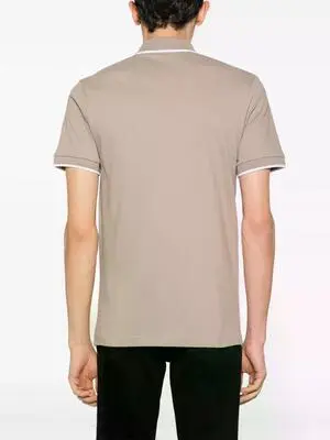 BOSS Logo-patch Piqué Polo Shirt