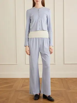 LESET Nando Cotton-jersey Track Pants
