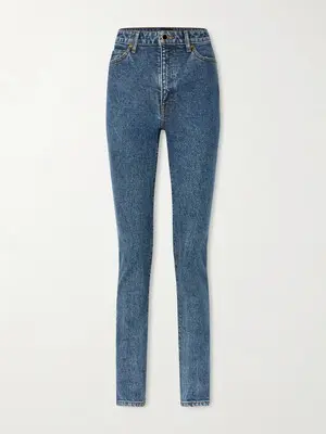 Khaite Daria High-rise Slim-leg Jeans