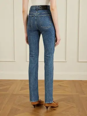 Khaite Daria High-rise Slim-leg Jeans