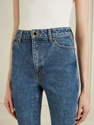 Khaite Daria High-rise Slim-leg Jeans