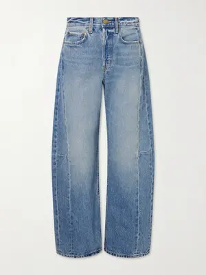 B Sides Slim Lasso High-rise Wide-leg Jeans